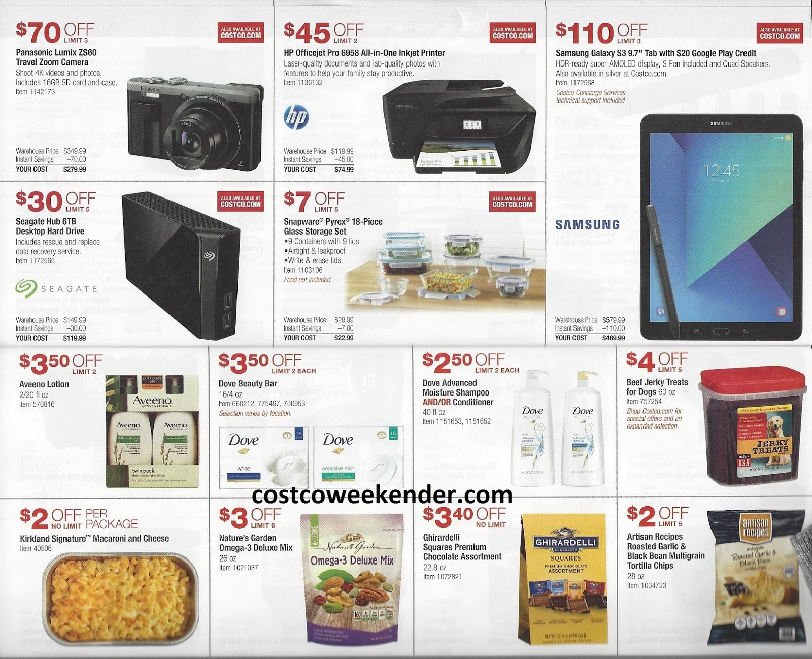 Current Costco Coupon Book (December 2017) | Costco Weekender