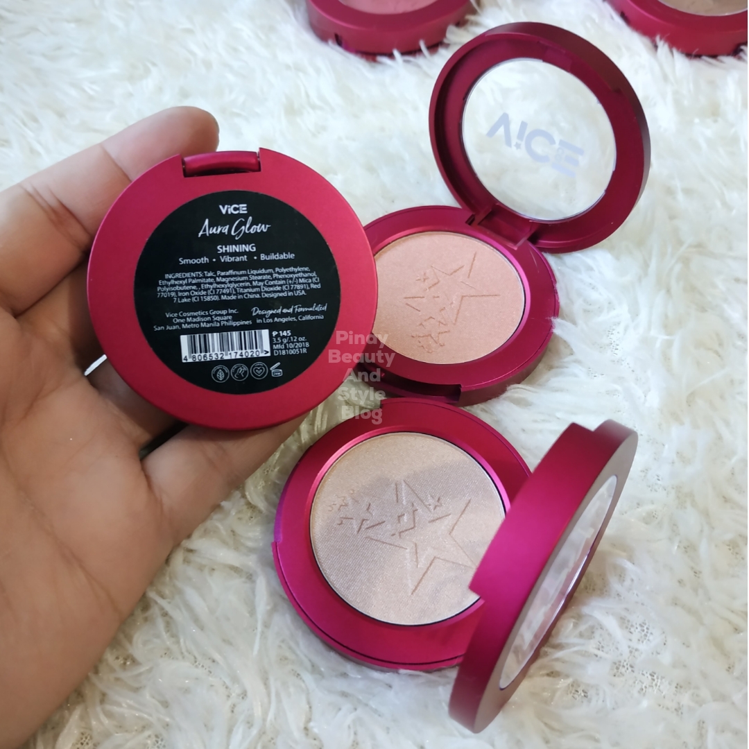 Vice Cosmetics Aura Collection Swatches and Price Blush, Contour, and ...