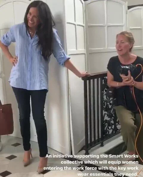 The Duchess of Sussex released video clips of her works with SmartWorks