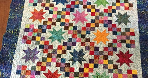 Breezy Batiks Quilt - Pattern Pdf