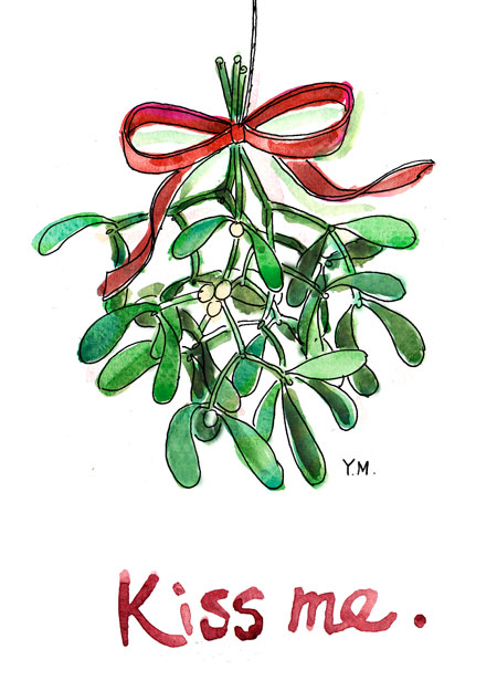 Illustrator in Paris: Mistletoe