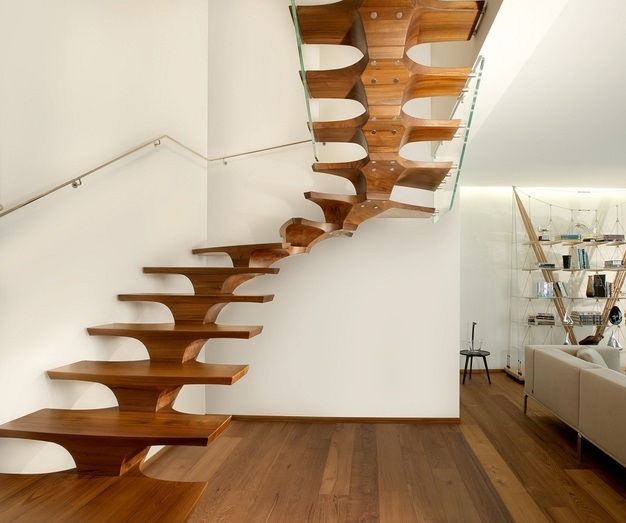 10 Hermosas Escaleras de Madera - Colores en Casa