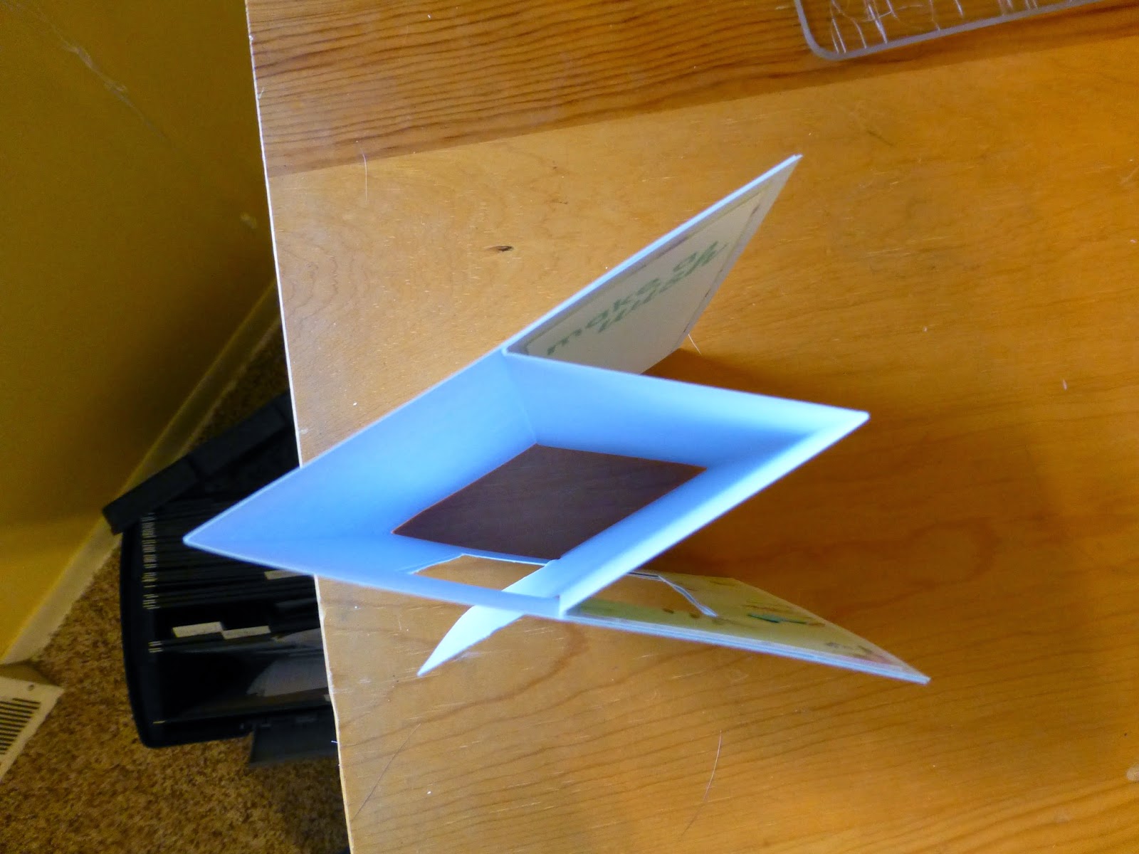 The Yellow Craft Room: Lever Card Tutorial