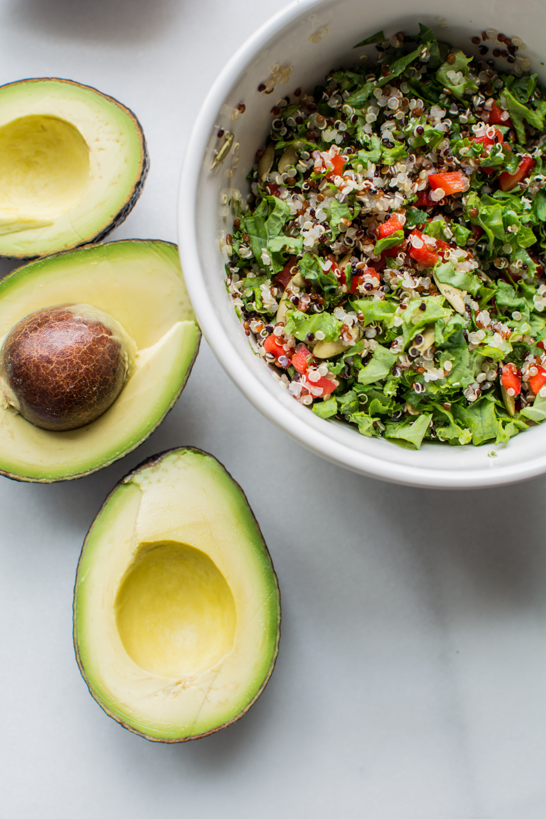 Quinoa Stuffed Avocados - Simply So Good