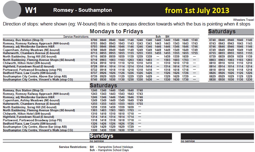 Southampton Bus Update: First changes: Focus on Aldermoor Road / 300 ...