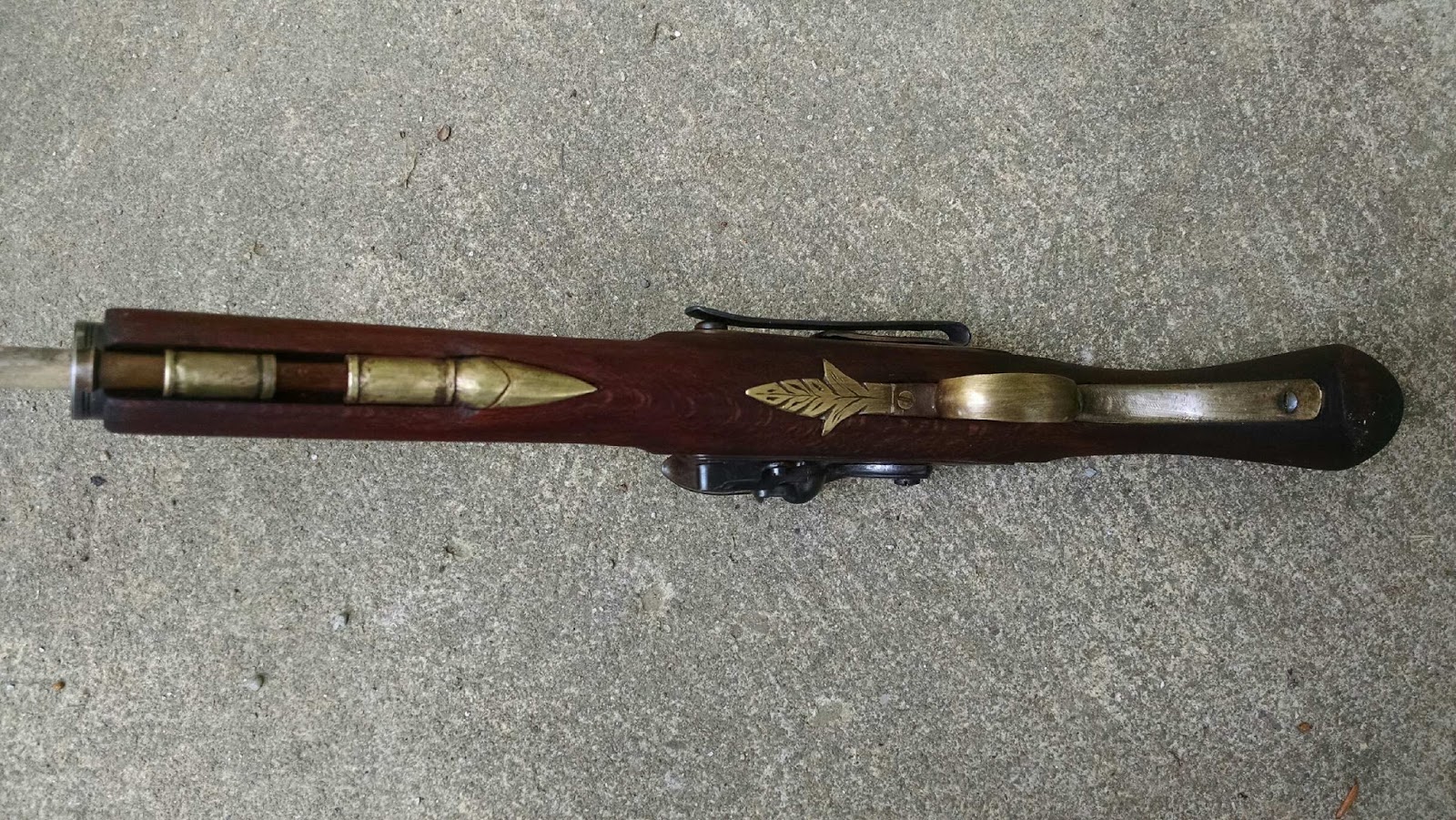 MacCrea's Custom Flintlocks and Accouterments: Before/After CVA Pistol