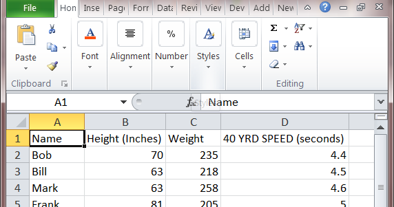 Simple Math and Excel Tips: How to Quickly Create Tables in Excel 2010