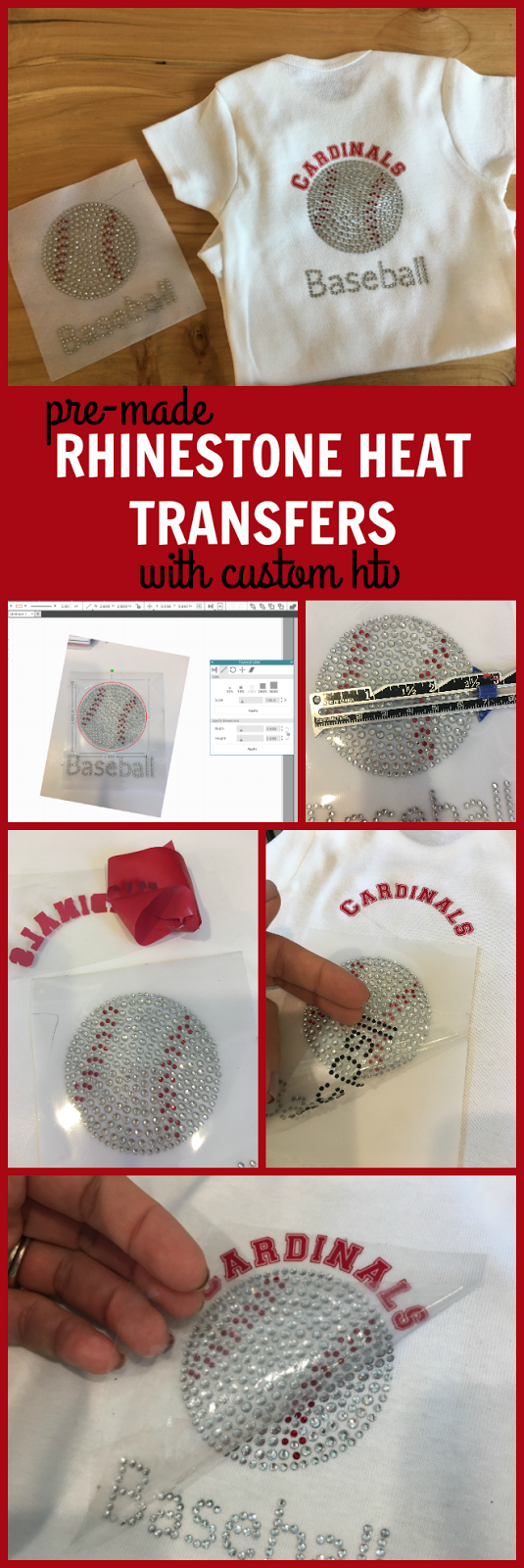 Customize Pre-Made Rhinestone Transfers with Heat Transfers Vinyl ...