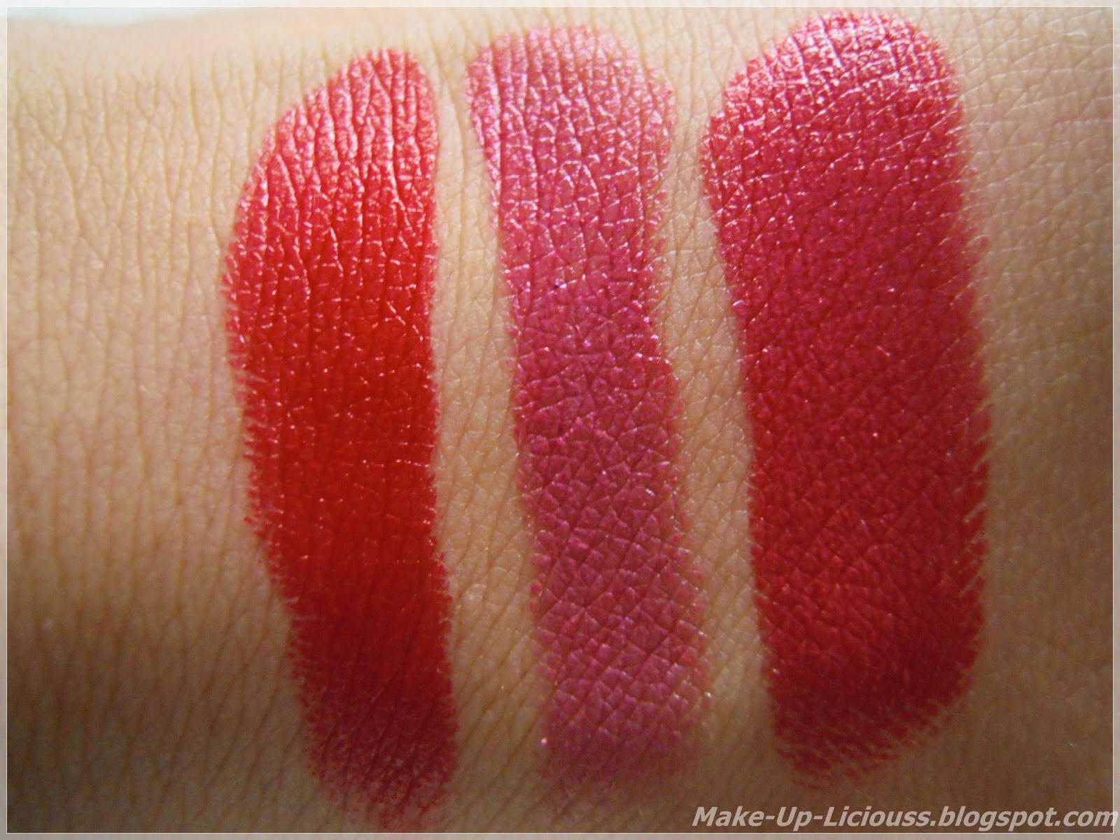 Crveni karmin sa plavim podtonom - napravi sam - MakeUpLicious