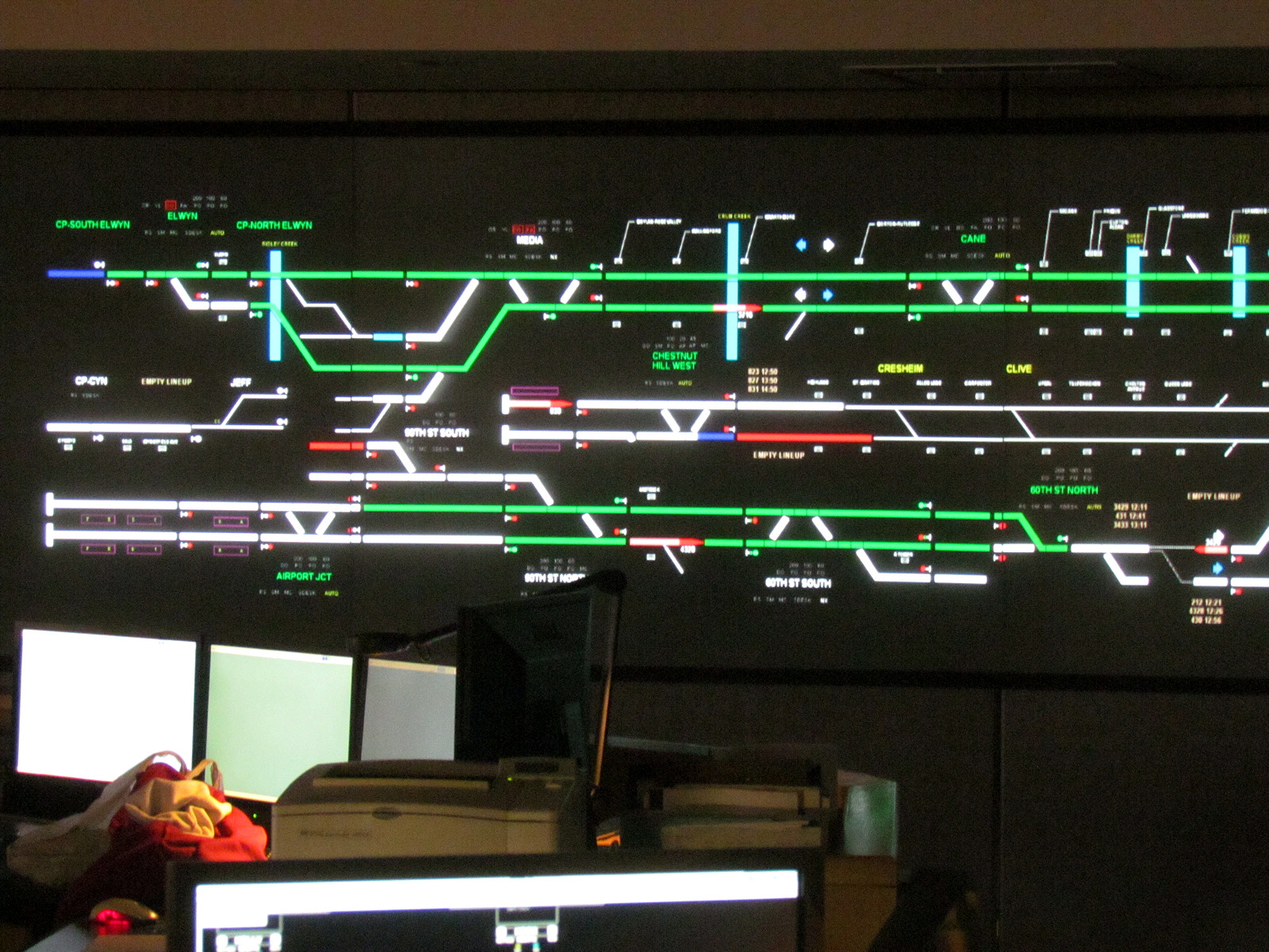 Jersey Mike's Rail Adventures: 13-05-11 PHOTOS: SEPTA Control