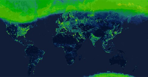 Maps Mania: Mapping Changes in Global Light Pollution