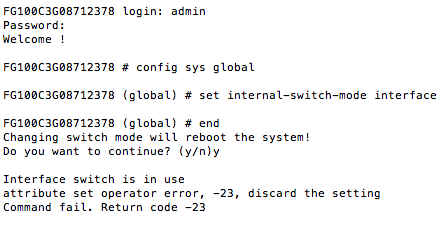 Ken Felix Security Blog: Converting a new fortigate from a switch port ...