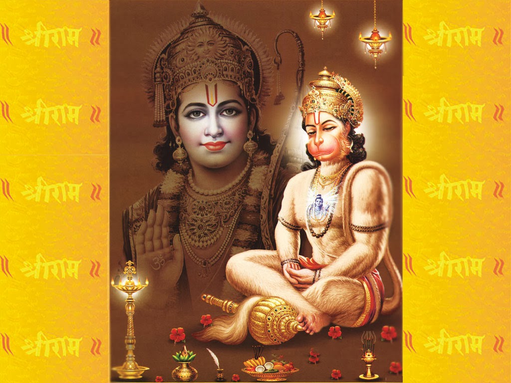 Beautiful Wallpapers: God rama with Hanuman wallpapers, images, photos