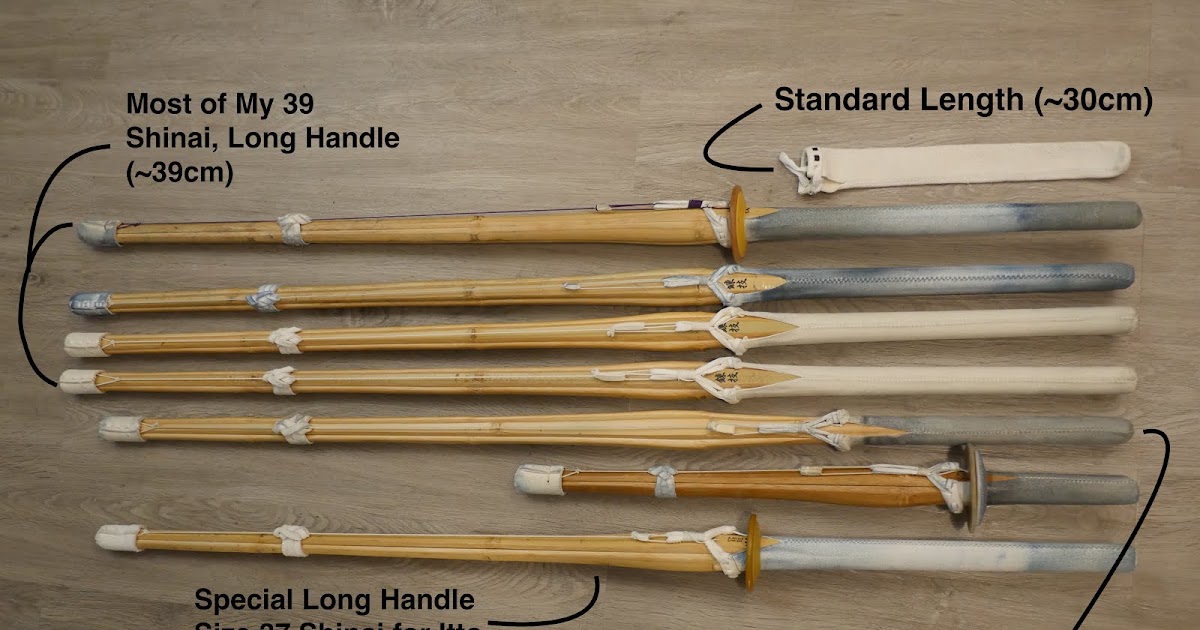 Long Shinai Handles - How I Stretch Them, etc.