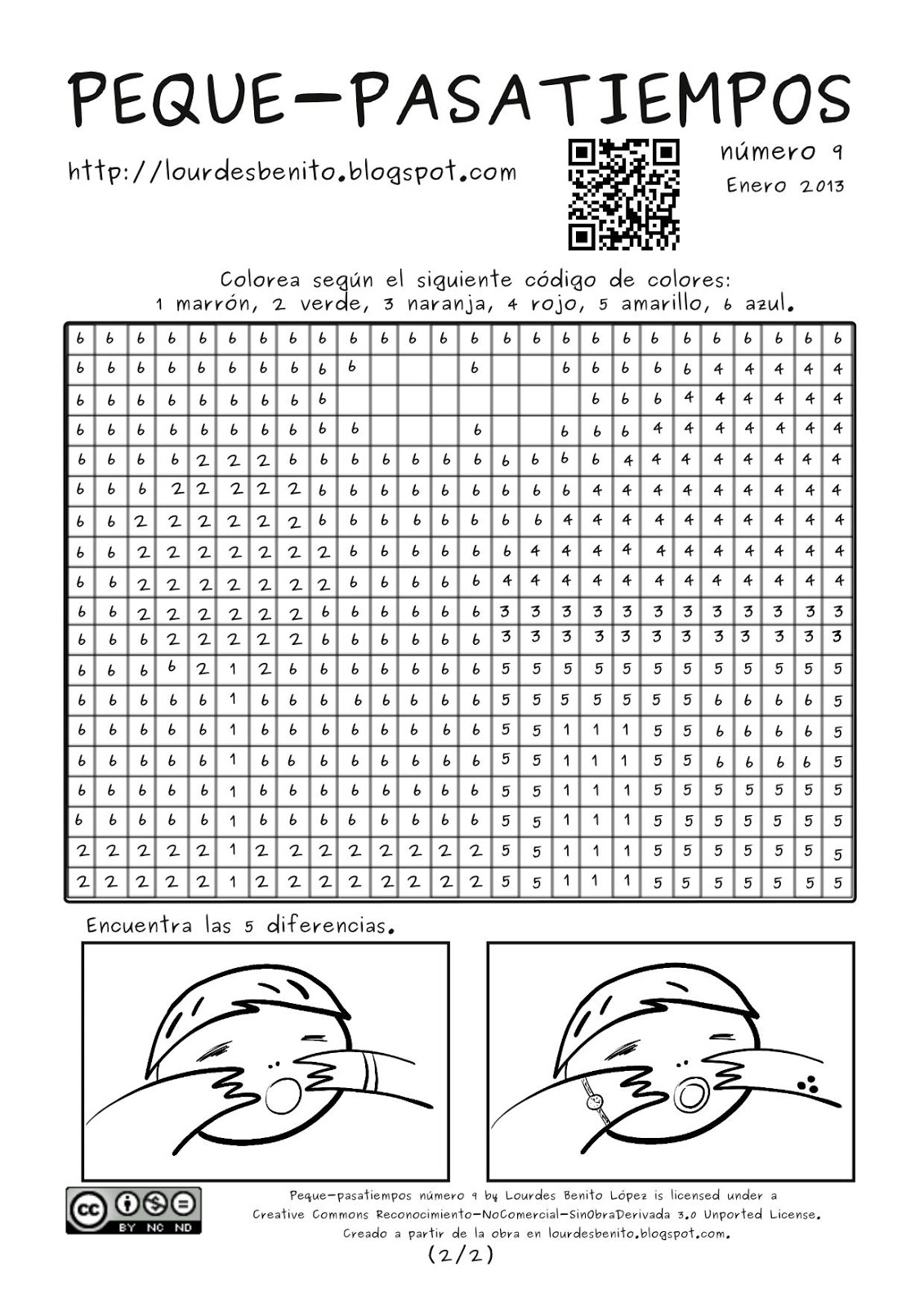 Peque-pasatiempos: NÚMEROS ANTERIORES