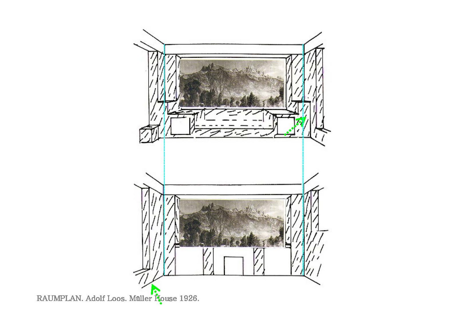 Proyectos Arquitectónicos ETSAG_UAH: Raumplan. Adolf Loos.Müller House