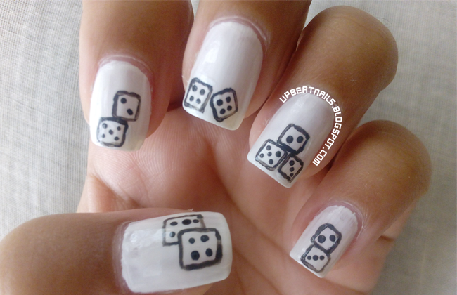 ABC Challenge : D Is For Dice | Nail Art Challenge - Upbeat Nails ...