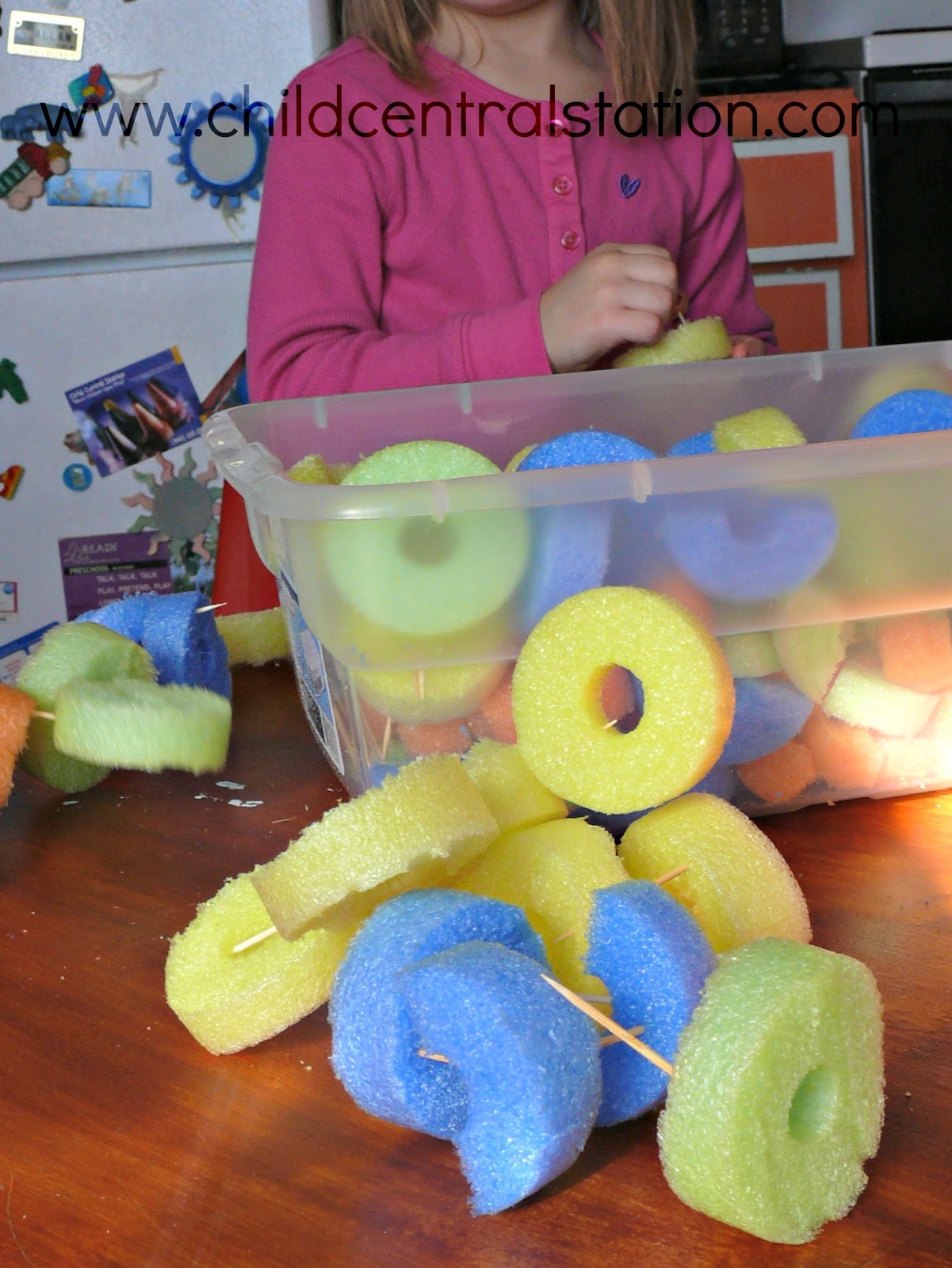 Pool Noodle Sculptures