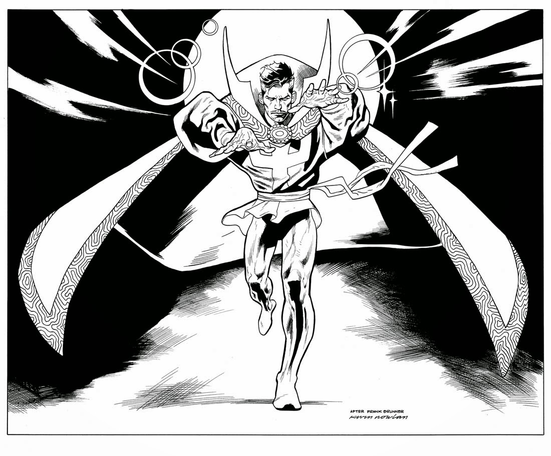 Marvel Comics of the 1980s: Doctor Strange by Kevin Nowlan