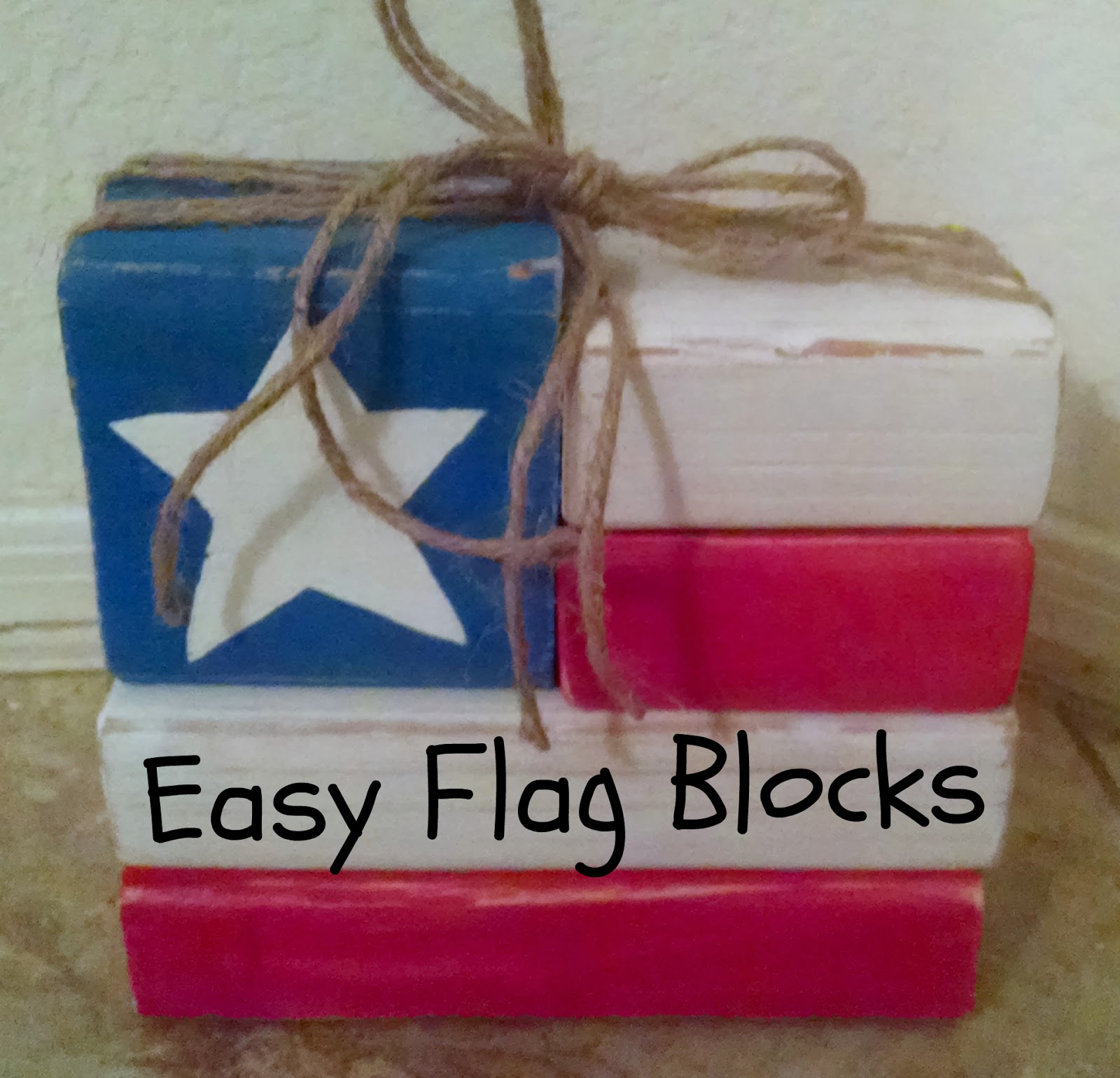 Through My Front Window: Flag blocks