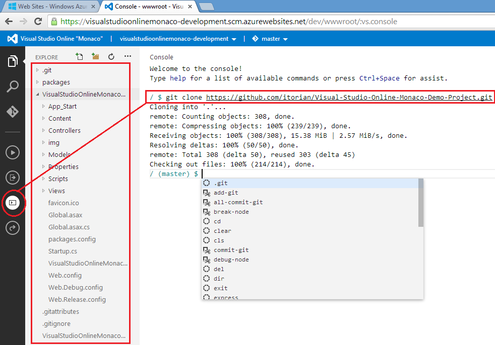 Visual Studio Online Monaco Code Editor Walk-through - Part 2