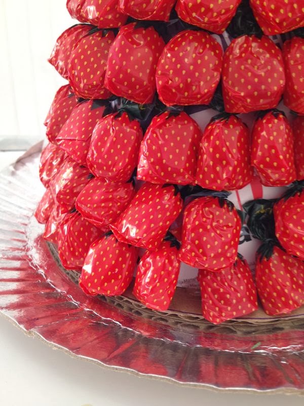 Cozinha Rosa: Árvores de balas de morango