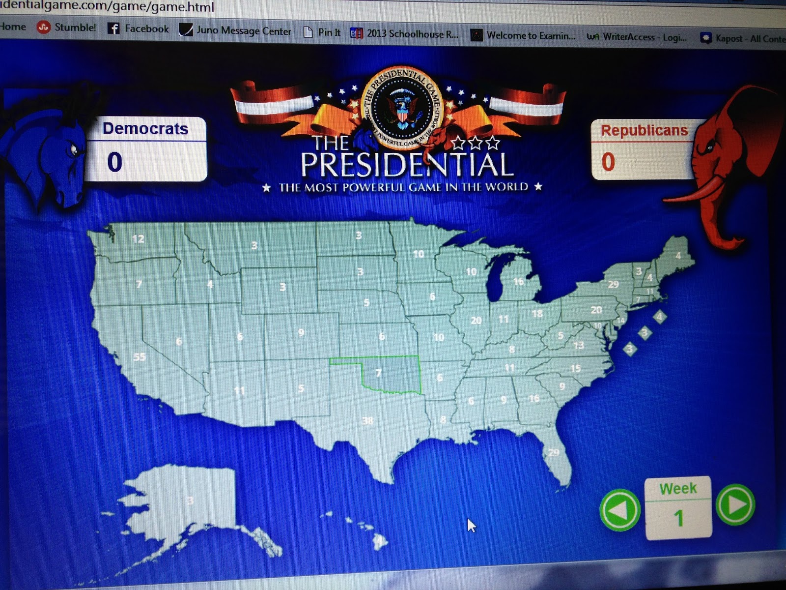 Puddle Jumping: Schoolhouse Review: The Presidential Game