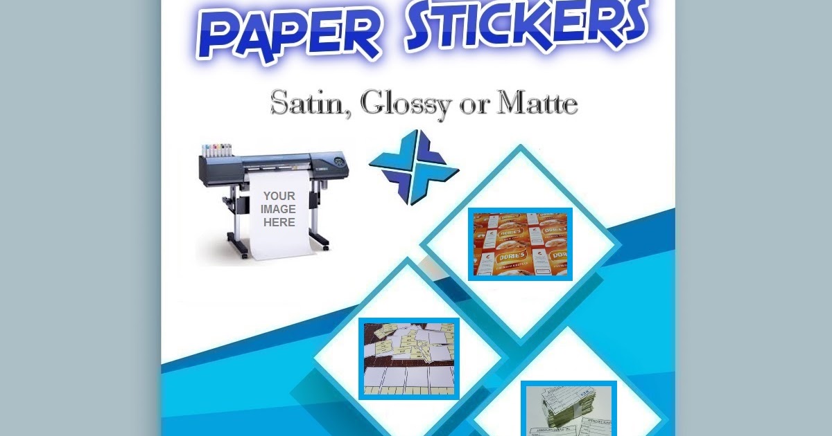 Custom Paper Sticker Labels - Satin, Glossy or Matte | Printixels ...