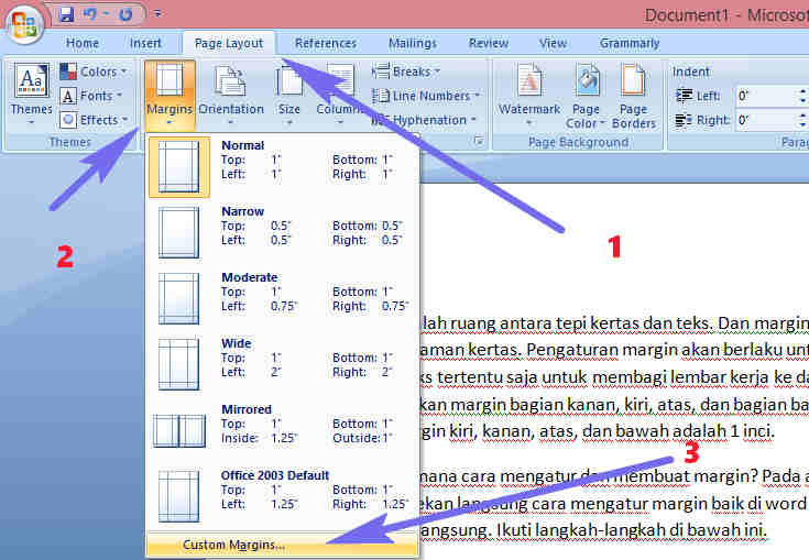 Pintar Komputer: Cara Mengatur dan Membuat Margin di Word 2003 2007 dan ... Pintar Komputer: Cara Mengatur dan Membuat Margin di Word 2003 2007 dan ...