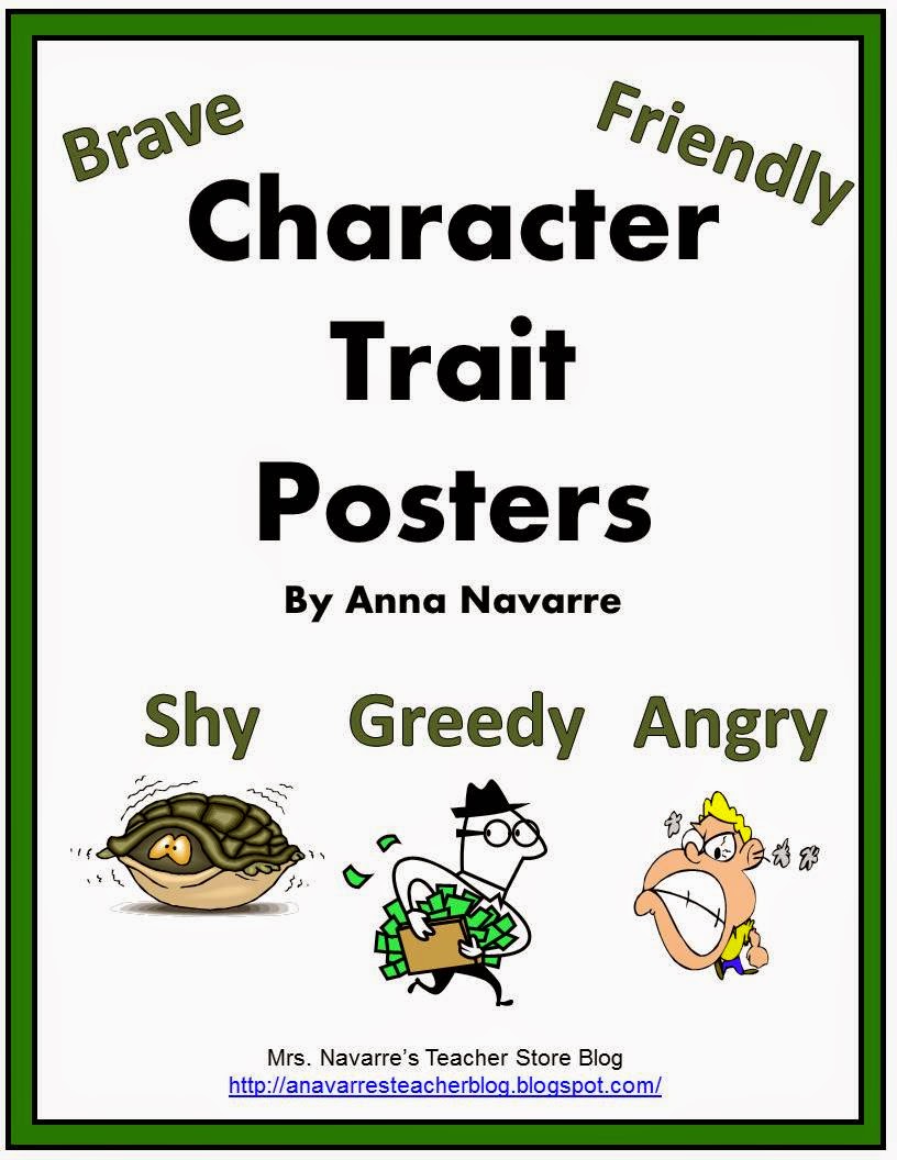 Mrs. Navarre’s Teaching Blog: Character Trait Posters
