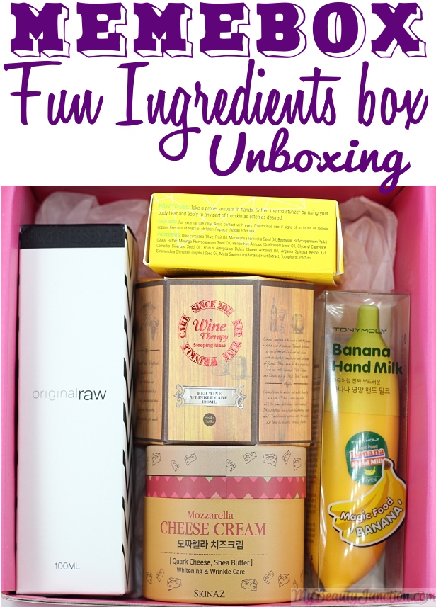 Fun Ingredients Memebox review, unboxing - Cosmetopia Digest Beauty and ...