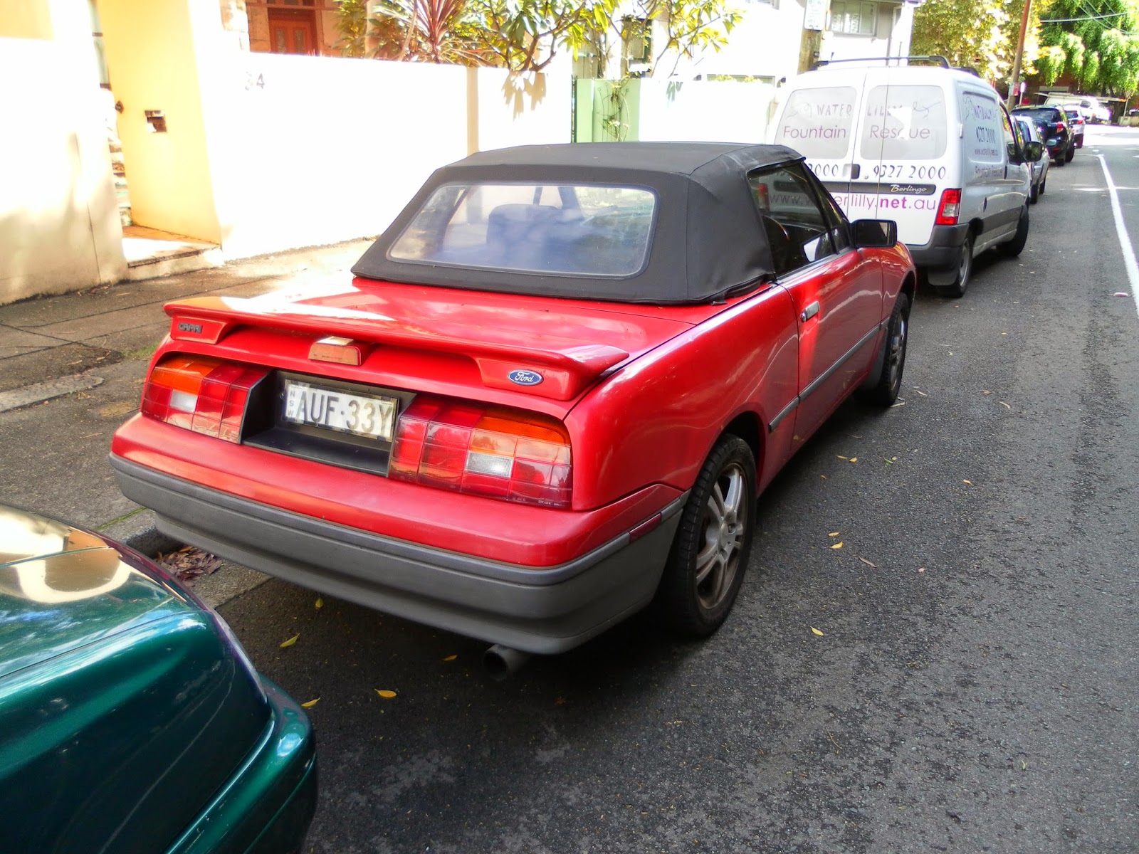 Aussie Old Parked Cars: 1990 Ford SA Capri