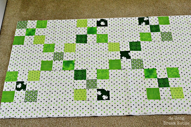 de Jong Dream House: Quilt #9: Irish Chain Memory Quilt