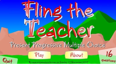 It's time for English!: Present Progressive Games