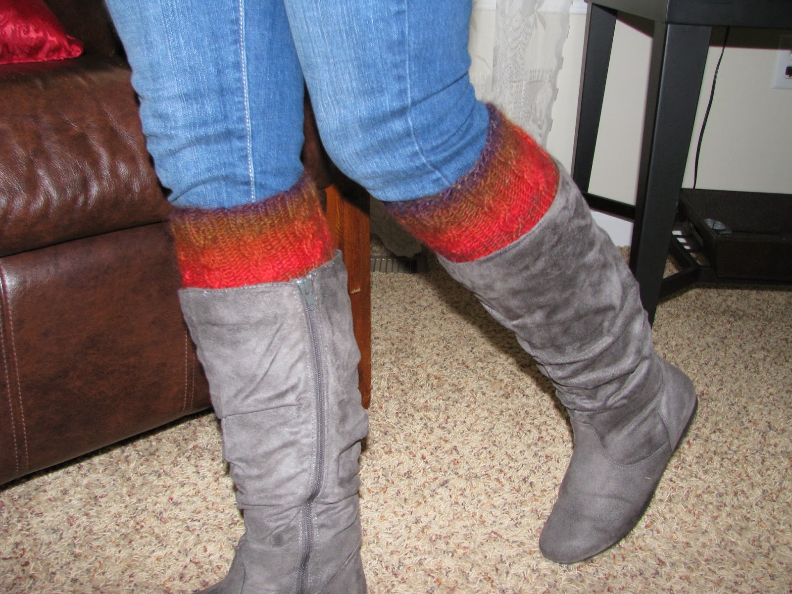 Kneed 2 Knit: Two-Way Boot Cuffs Pattern