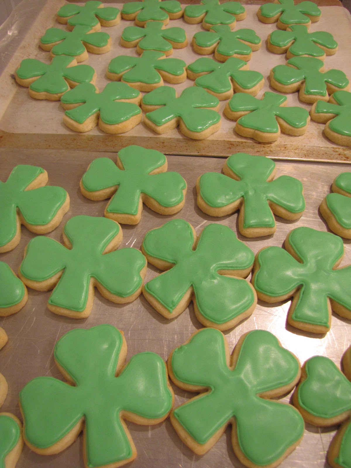 cheriesparetime: Shamrock Cookies