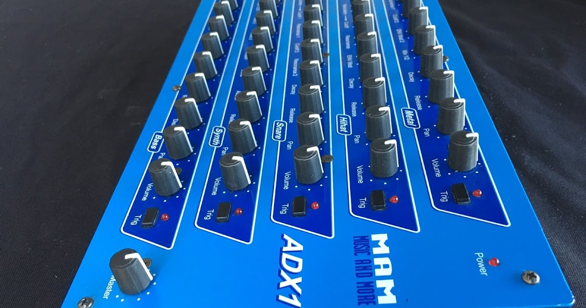MATRIXSYNTH: MAM ADX1 Analog Percussion/Drum Synthesizer