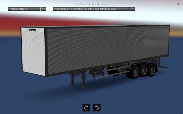 Reboque bau randon linha-R - ETS2 LimiTed