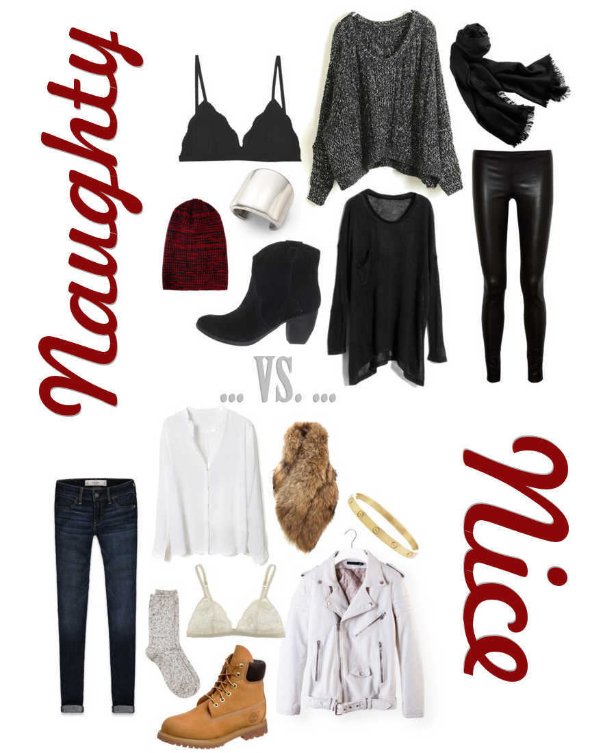 Muesli Couture: Christmas: Naughty vs. Nice Outfit