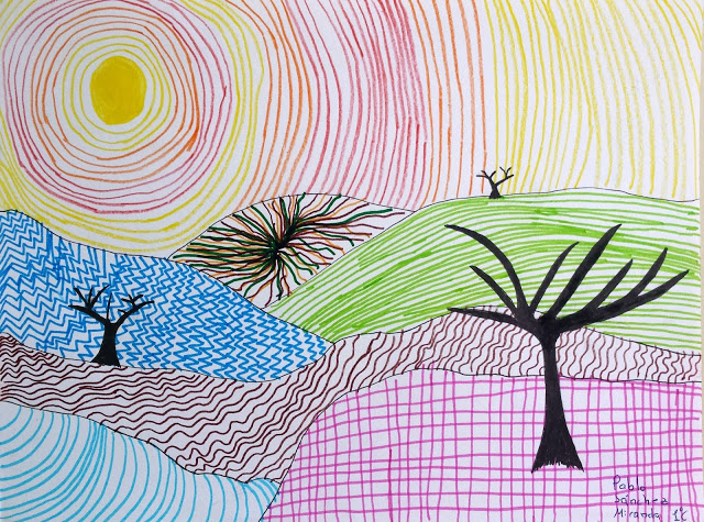 Educación Artística: Dibujos con líneas