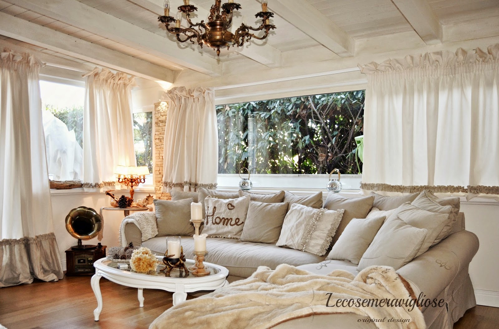 lecosemeravigliose Shabby e country chic passions: Tende Shabby chic