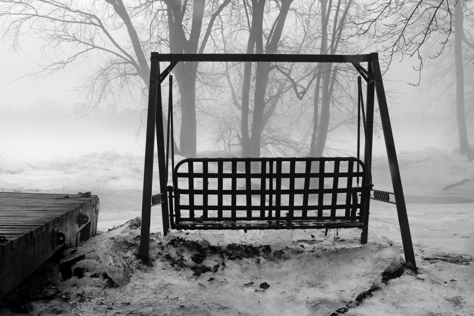 Josh Friedman Photography: Ice, Snow and Fog: Black and White ...