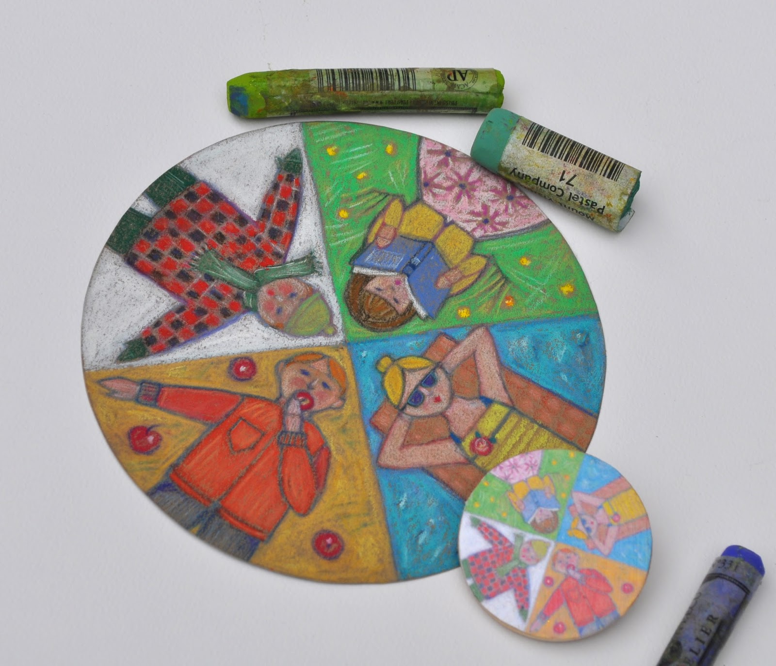 Vicki Smith Art: Make your own Art Pins