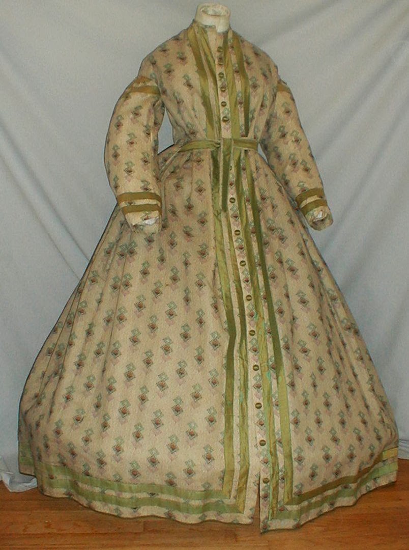 All The Pretty Dresses: American Civil War Era Wrapper Dress
