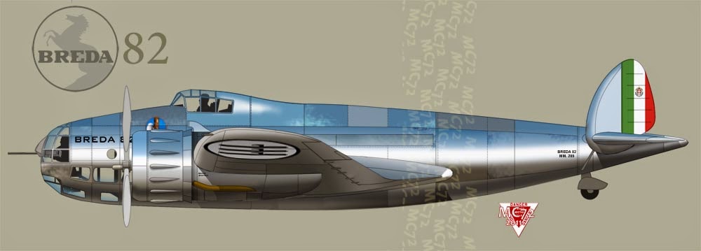 Italian Aircraft of WWII: BREDA Ba 82