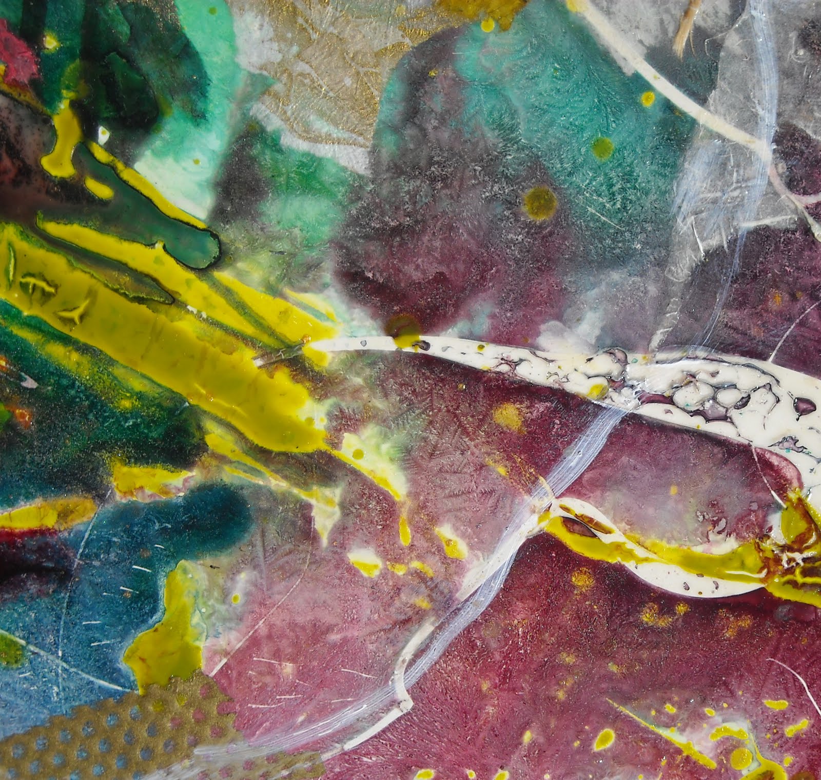 Daily Painters Abstract Gallery: Mixed Media Abstracts by Mickey Bond