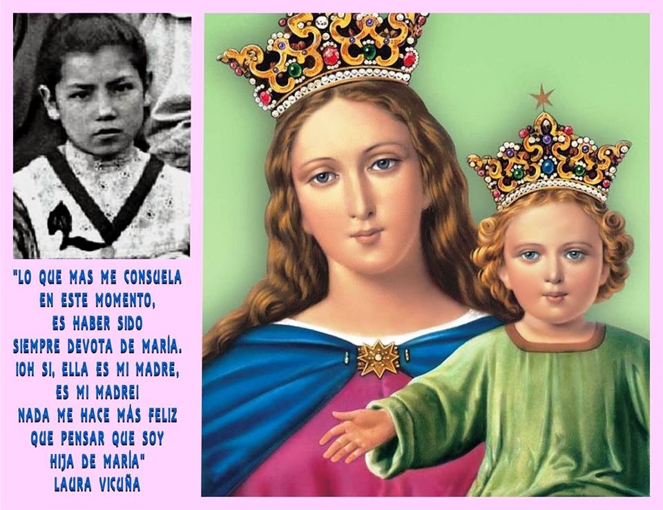 AUXILIADORA 24 : 22 DE ENERO: BEATA LAURA VICUÑA (22/ENE)