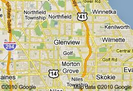 Glenview Il Zip Code Map - Map