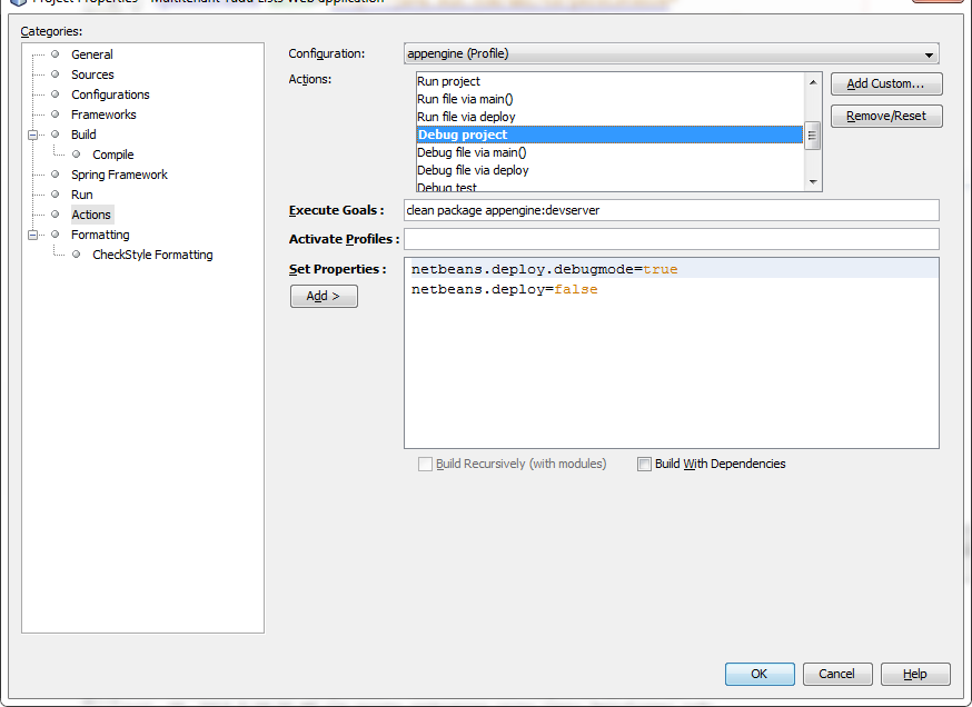 Developpef: Maven, Netbeans et Google App Engine