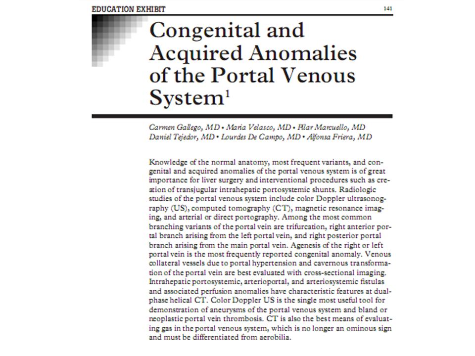 BÀI SOẠN VỀ SIÊU ÂM CHẨN ĐOÁN: Variations and Anomalies of Hepatic ...